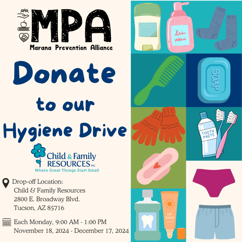 Donate to our Hygiene Drive | Child & Family Resources